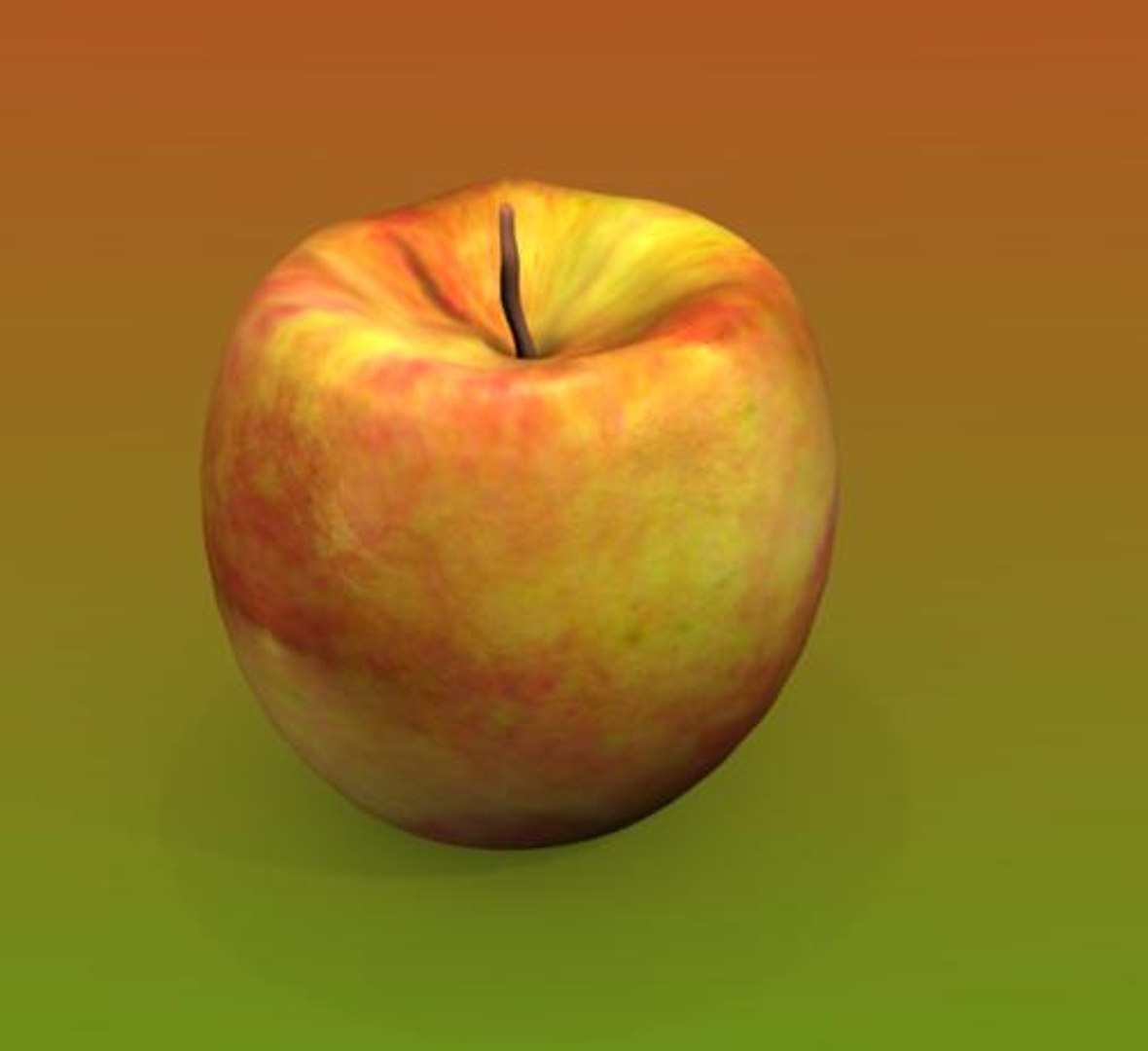 Apple Fruit 3d Model