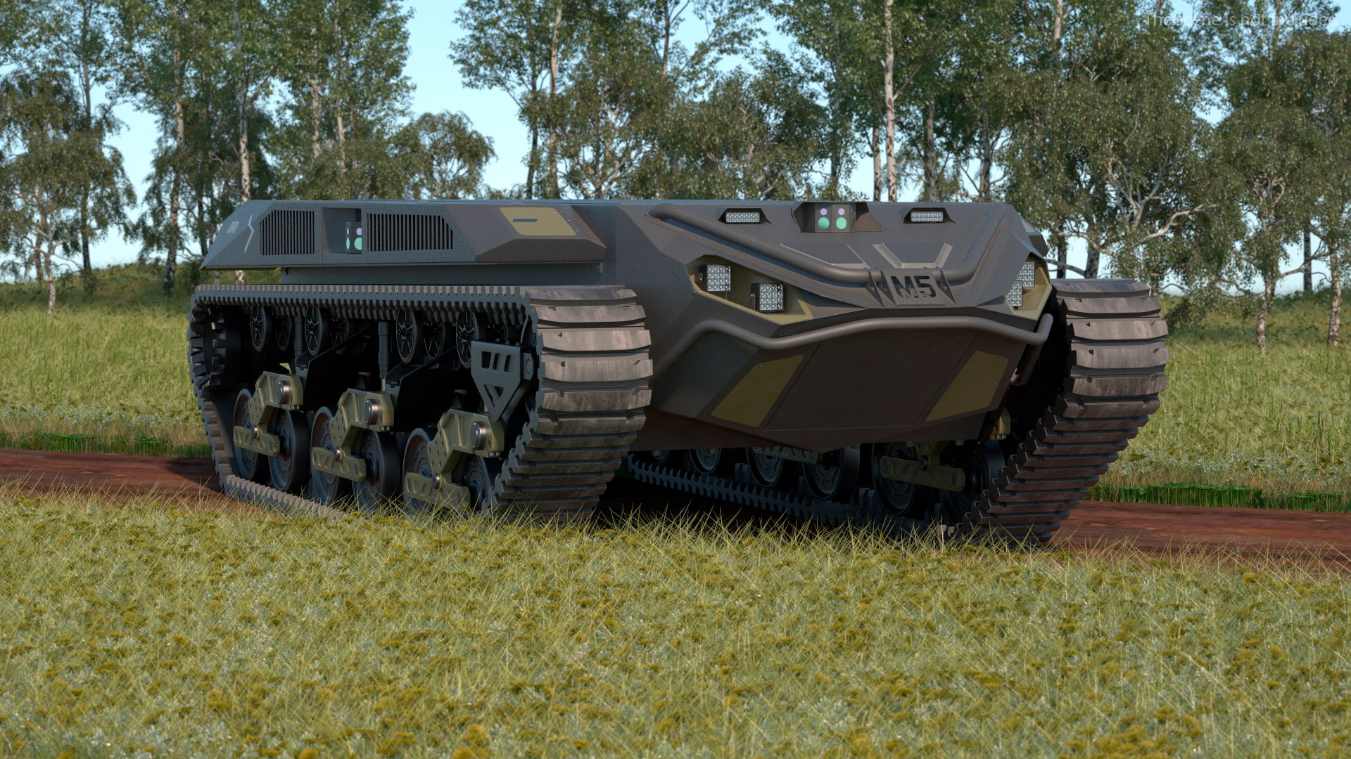 Ripsaw M5 Robotic Combat Vehicle 3D model - TurboSquid 1790699