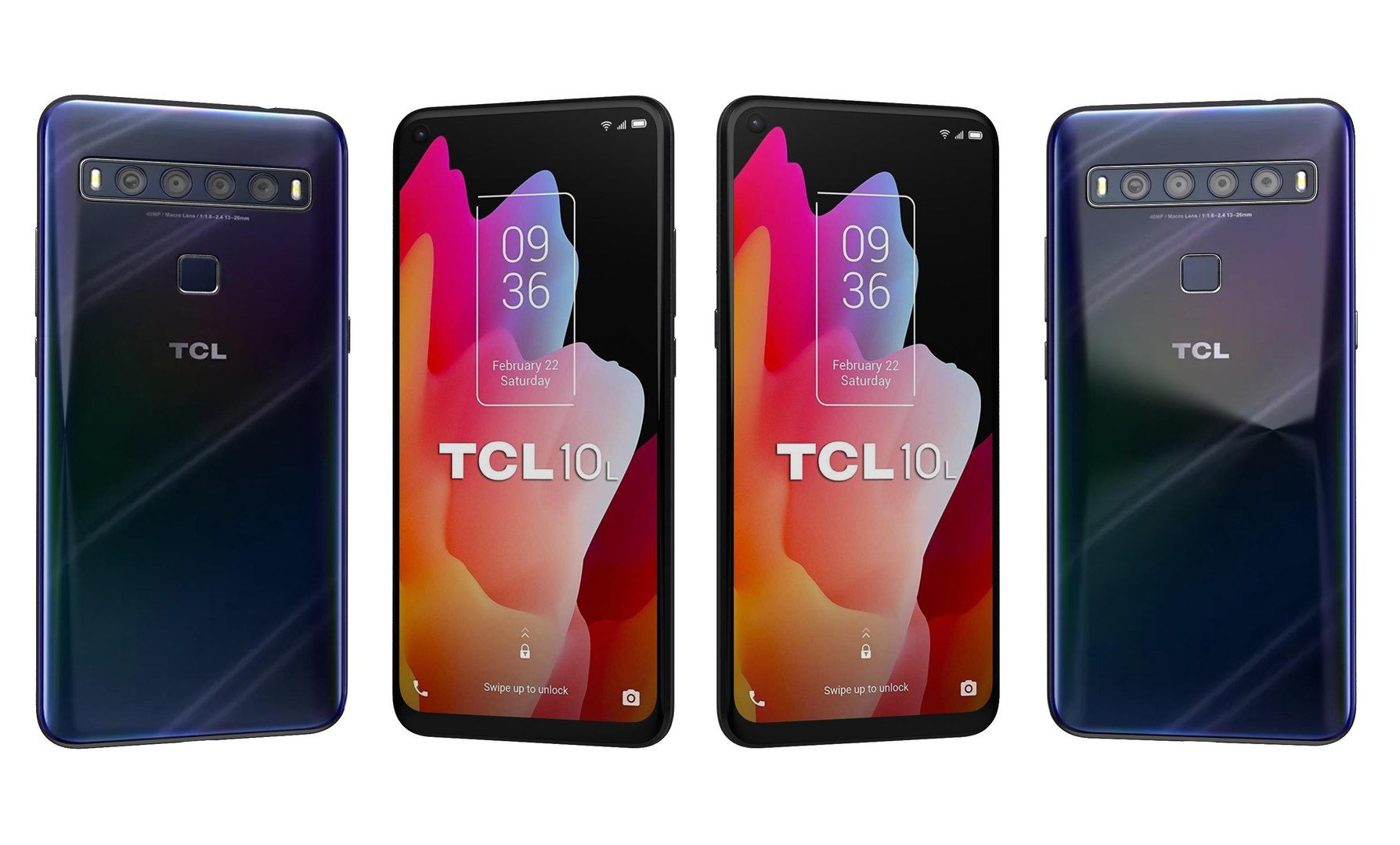 3D TCL 10 I Blue - TurboSquid 2008162