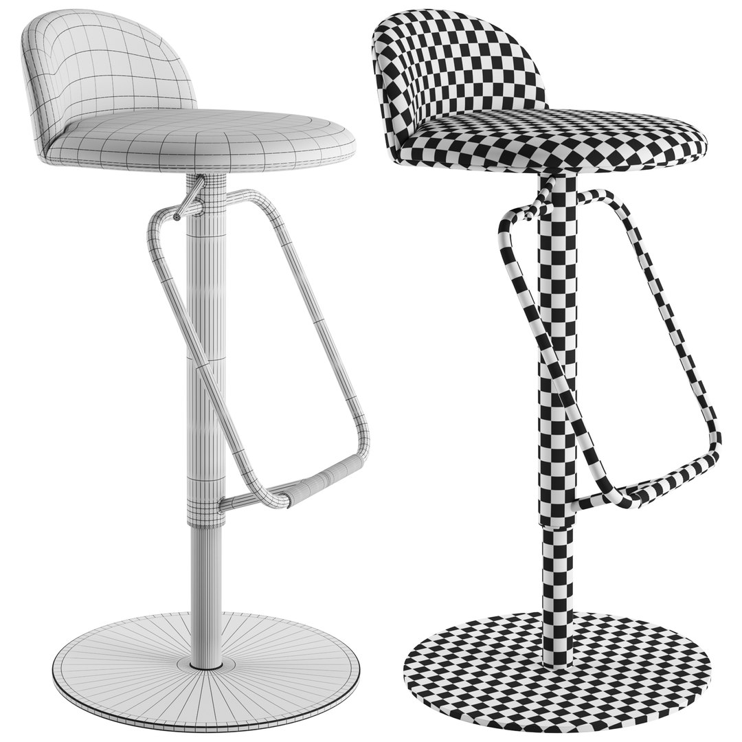 3D Cosmo Stool By Bross Model - TurboSquid 2000888