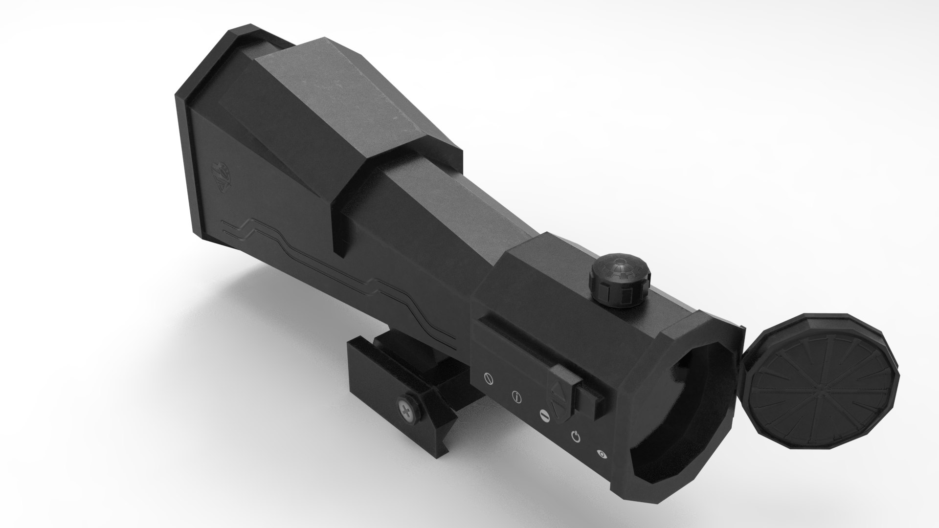 Low Poly Scope 3D model - TurboSquid 1817927