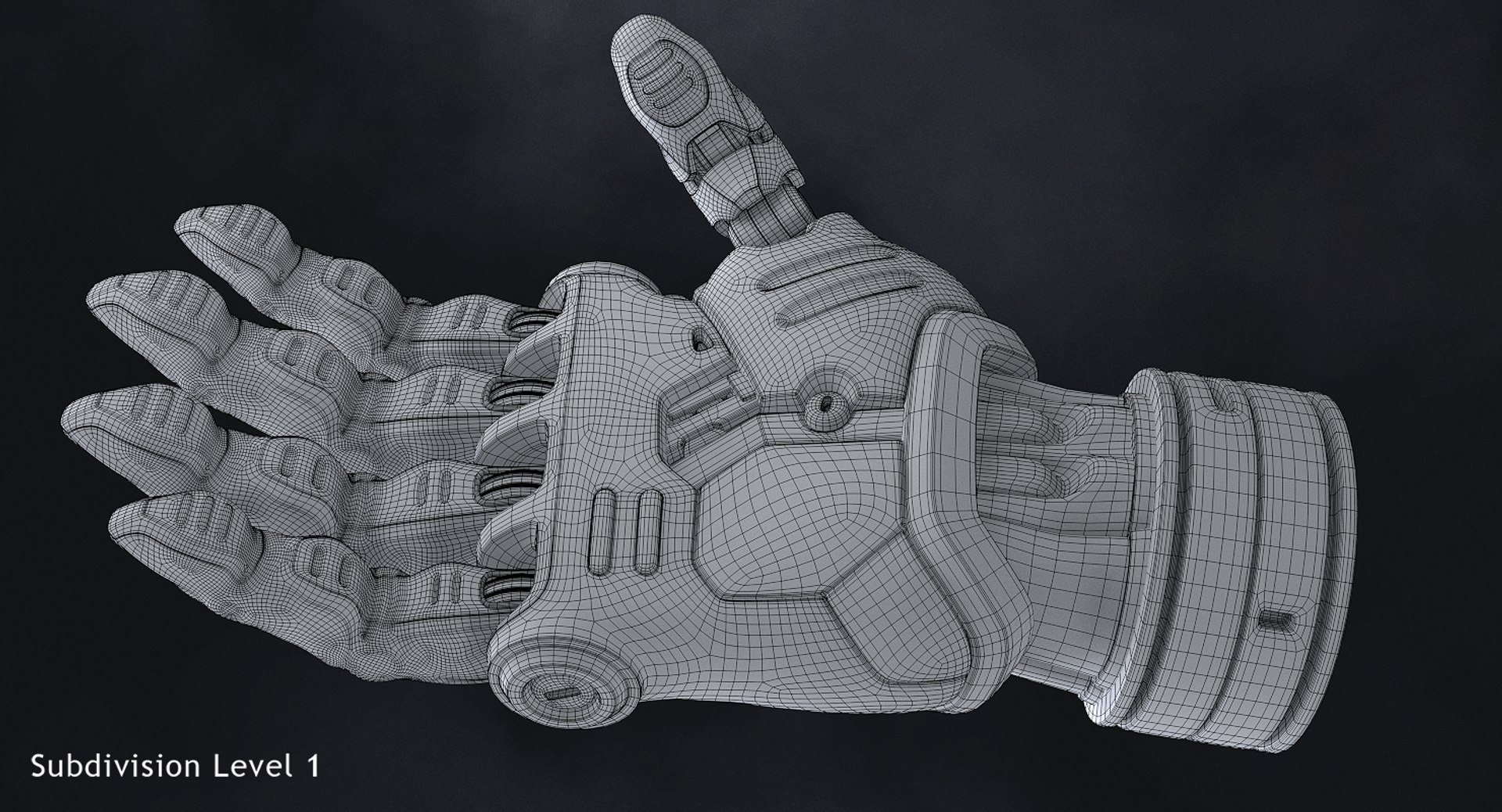 Cyber Hand 3D Model - TurboSquid 1350246
