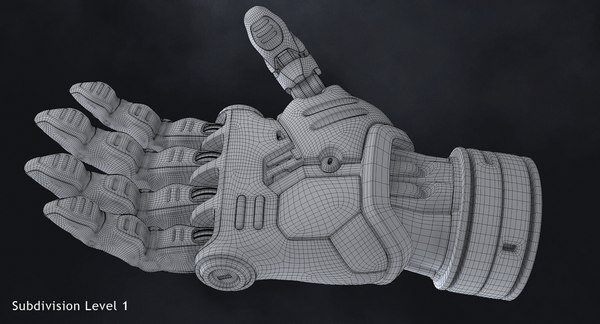 Cyber hand 3D model - TurboSquid 1350246