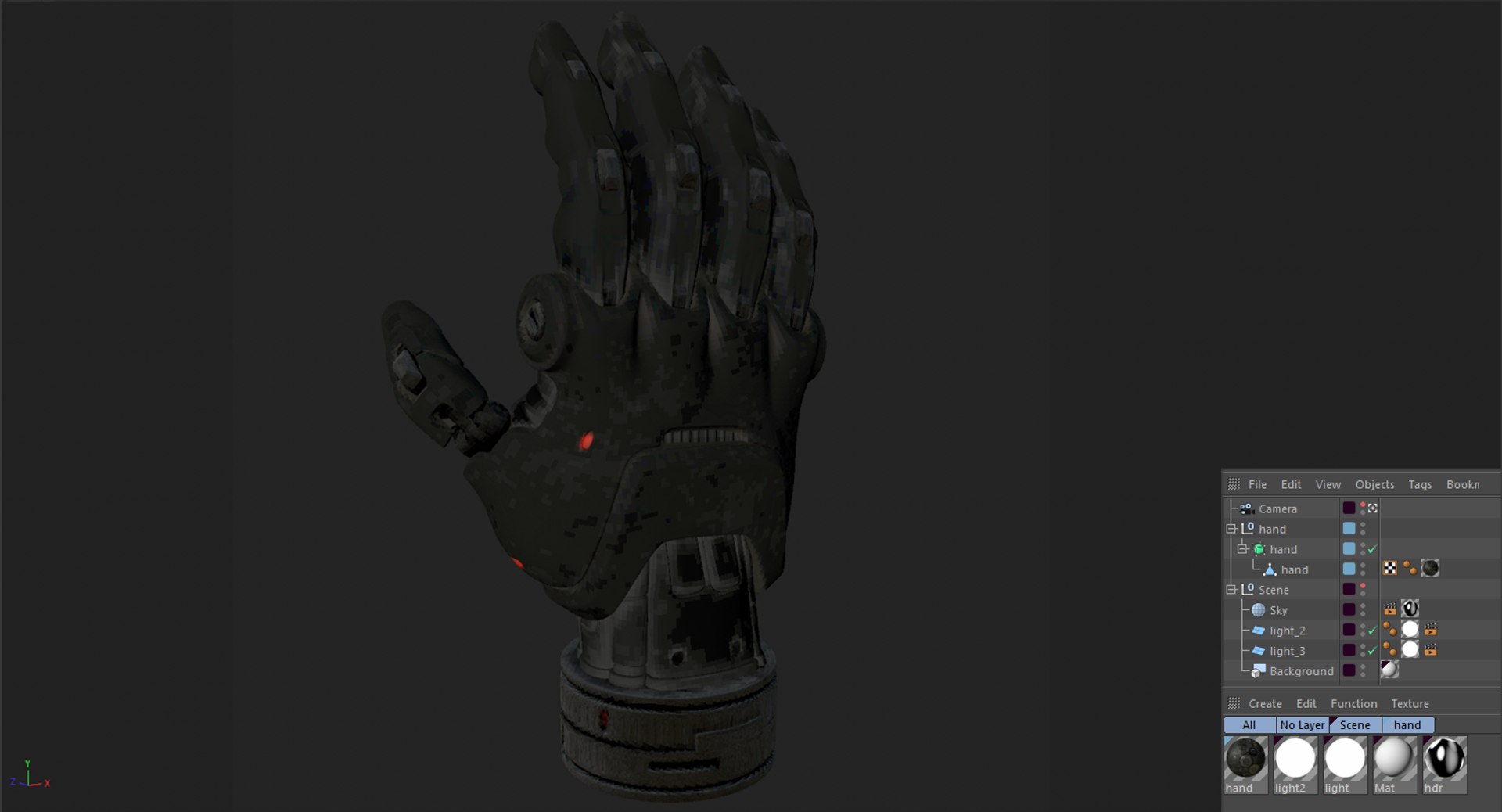 Cyber Hand 3D Model - TurboSquid 1350246