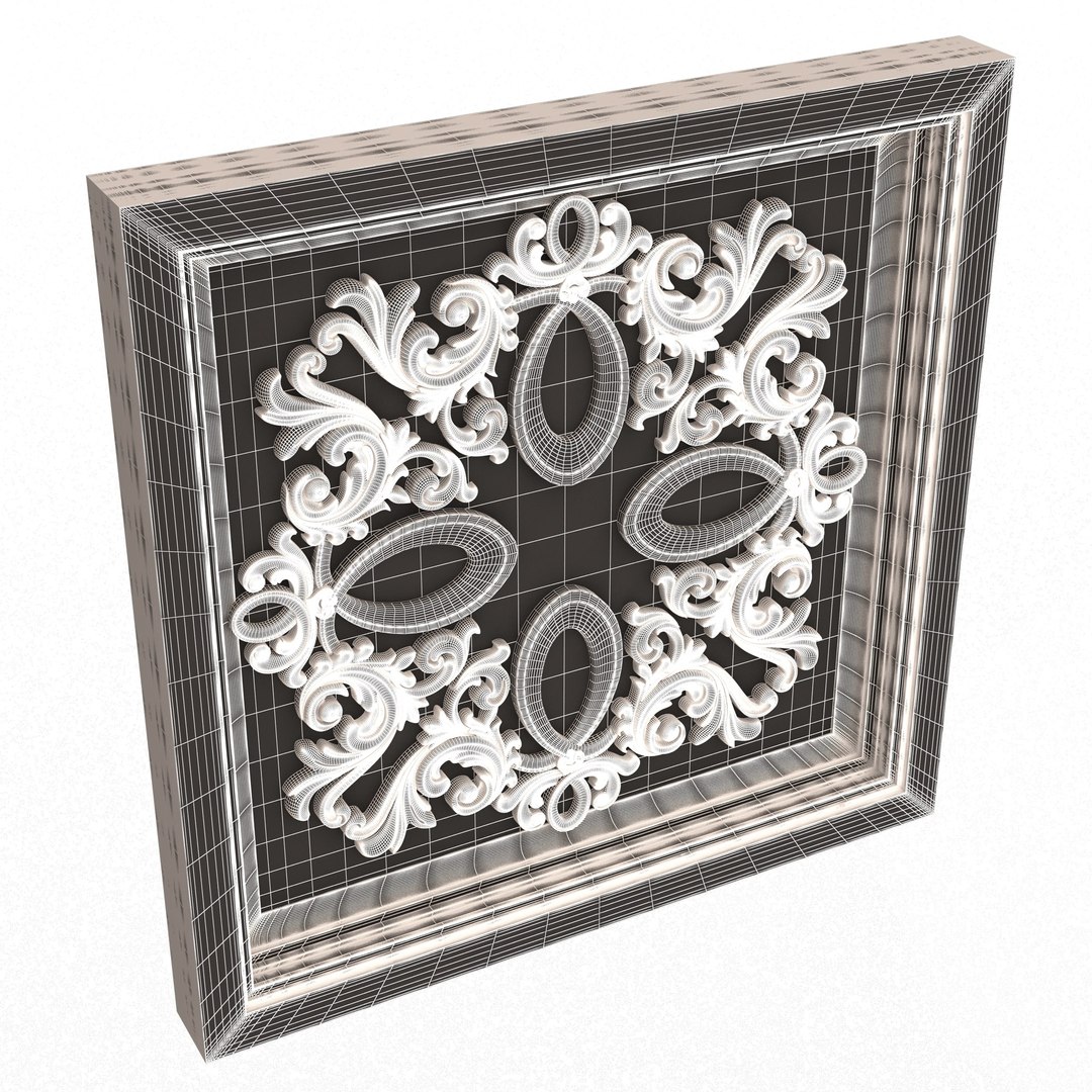 Carved Ceiling Tile 06 3D - TurboSquid 2173681