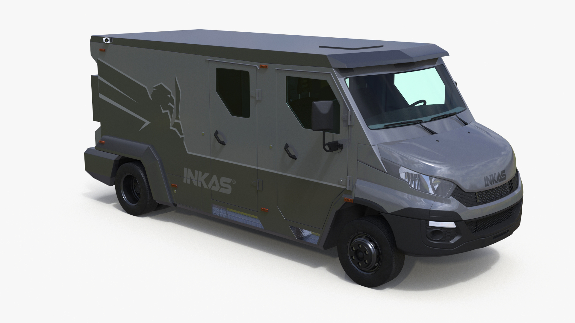 INKAS Armored Vehicle Simplified 3D Model - TurboSquid 2335587