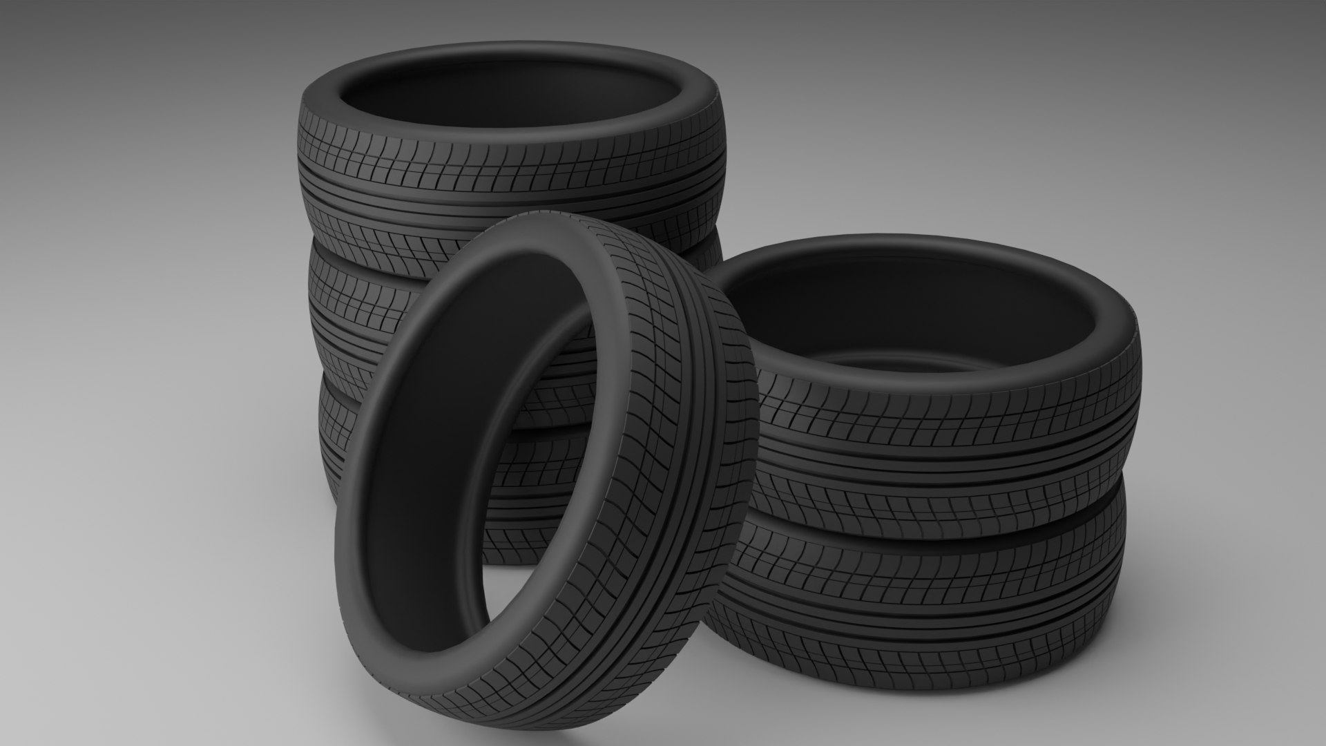 3D Car Tire 3D Model - TurboSquid 1861885
