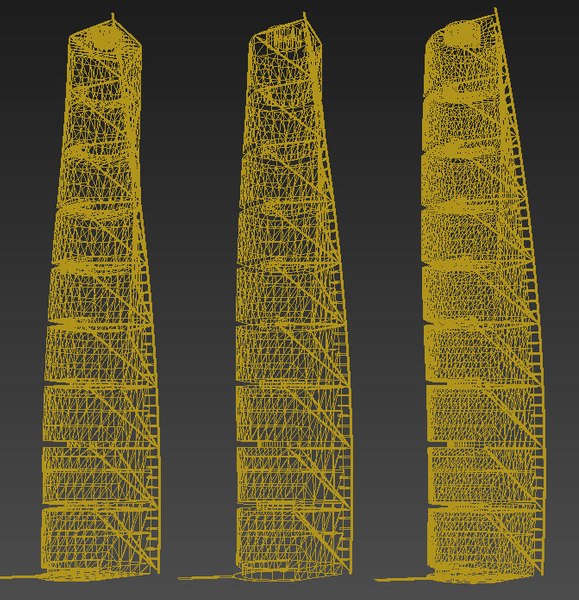 3d turning torso