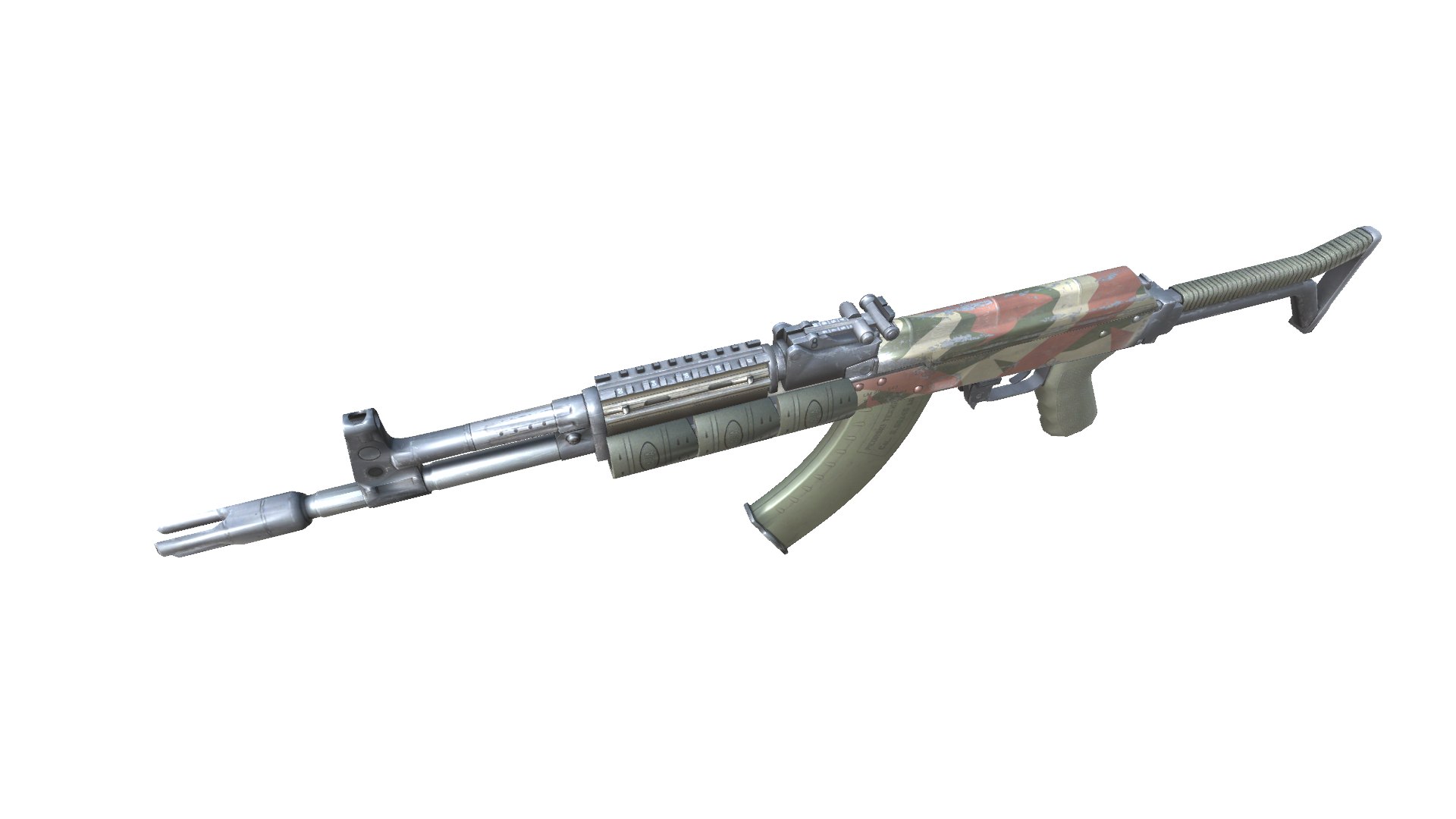 3D 17-AK-105-gun Model 3d Game Ready Model Low-poly 3D Model - TurboSquid 2305469