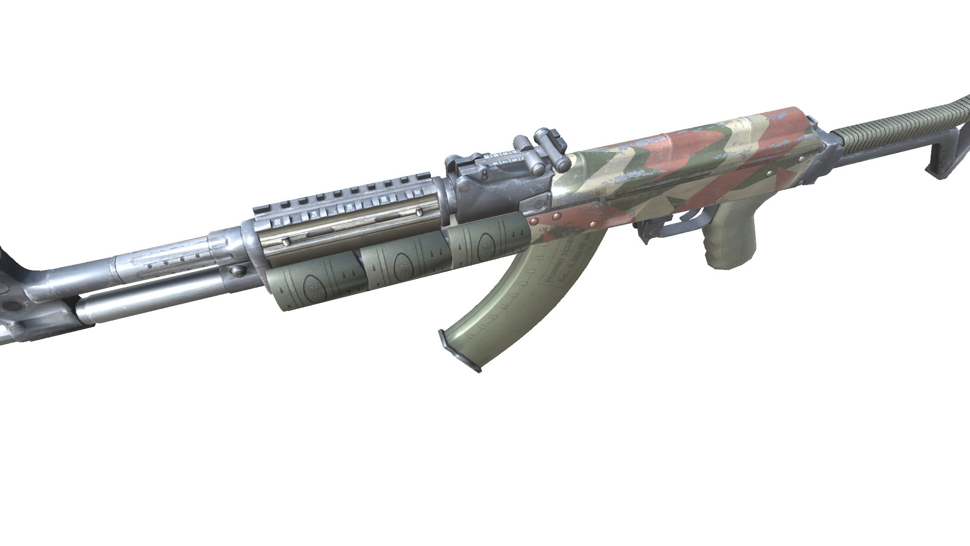 3D 17-AK-105-gun Model 3d Game Ready Model Low-poly 3D Model ...