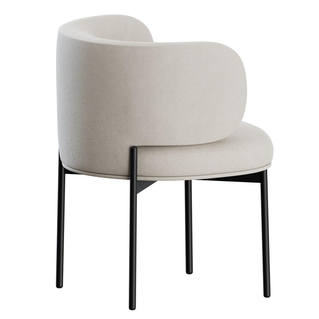 3D AKIKO Chair By Gallotti And Radice - TurboSquid 2074242