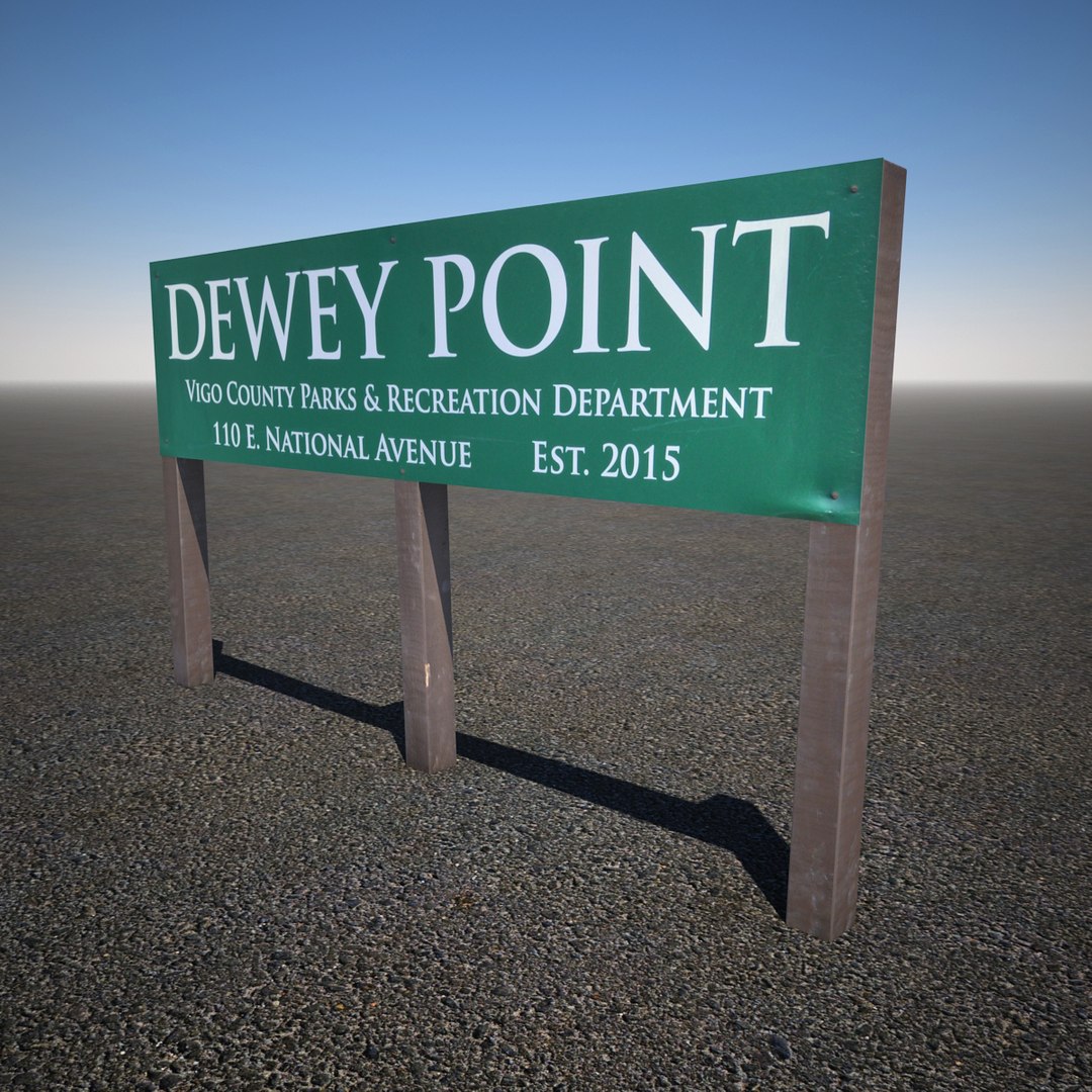 3d Park Sign