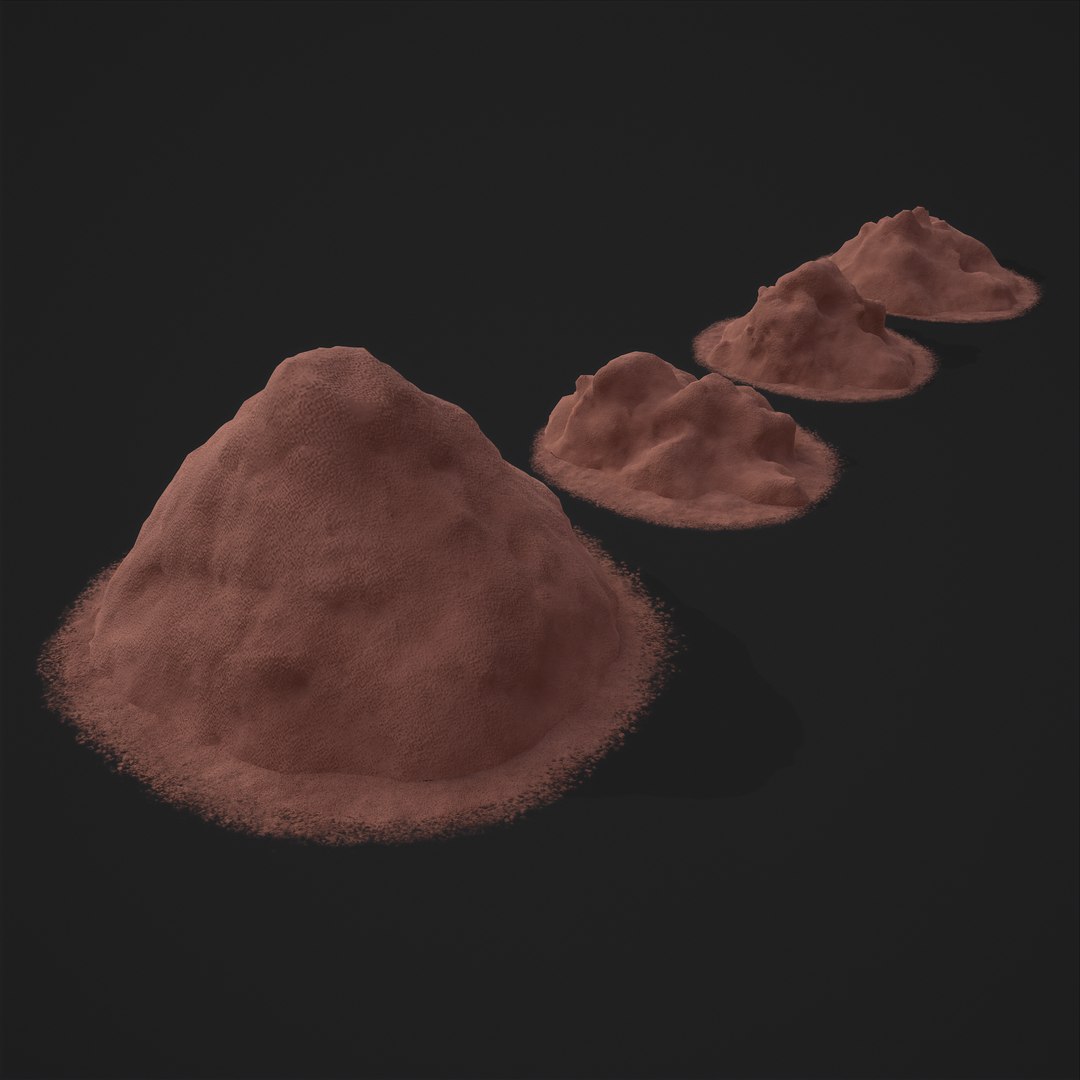 Cocoa Powder 3D Model - TurboSquid 1872700