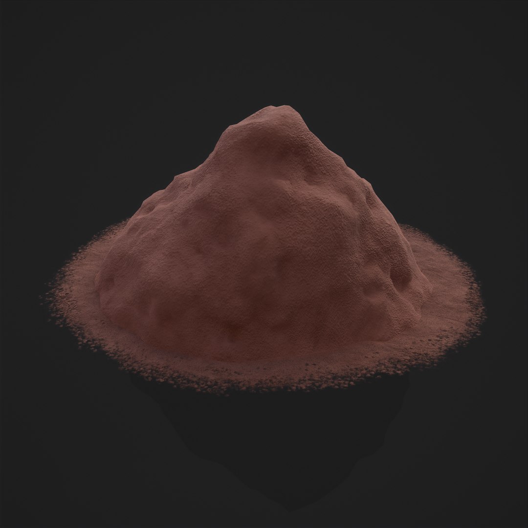 Cocoa Powder 3D Model - TurboSquid 1872700