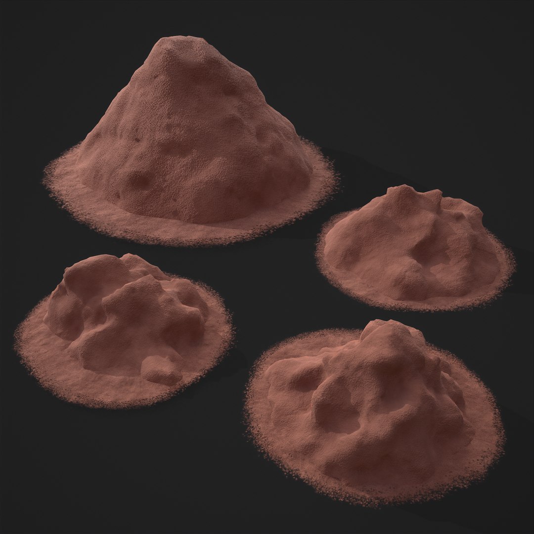 Cocoa Powder 3D Model - TurboSquid 1872700