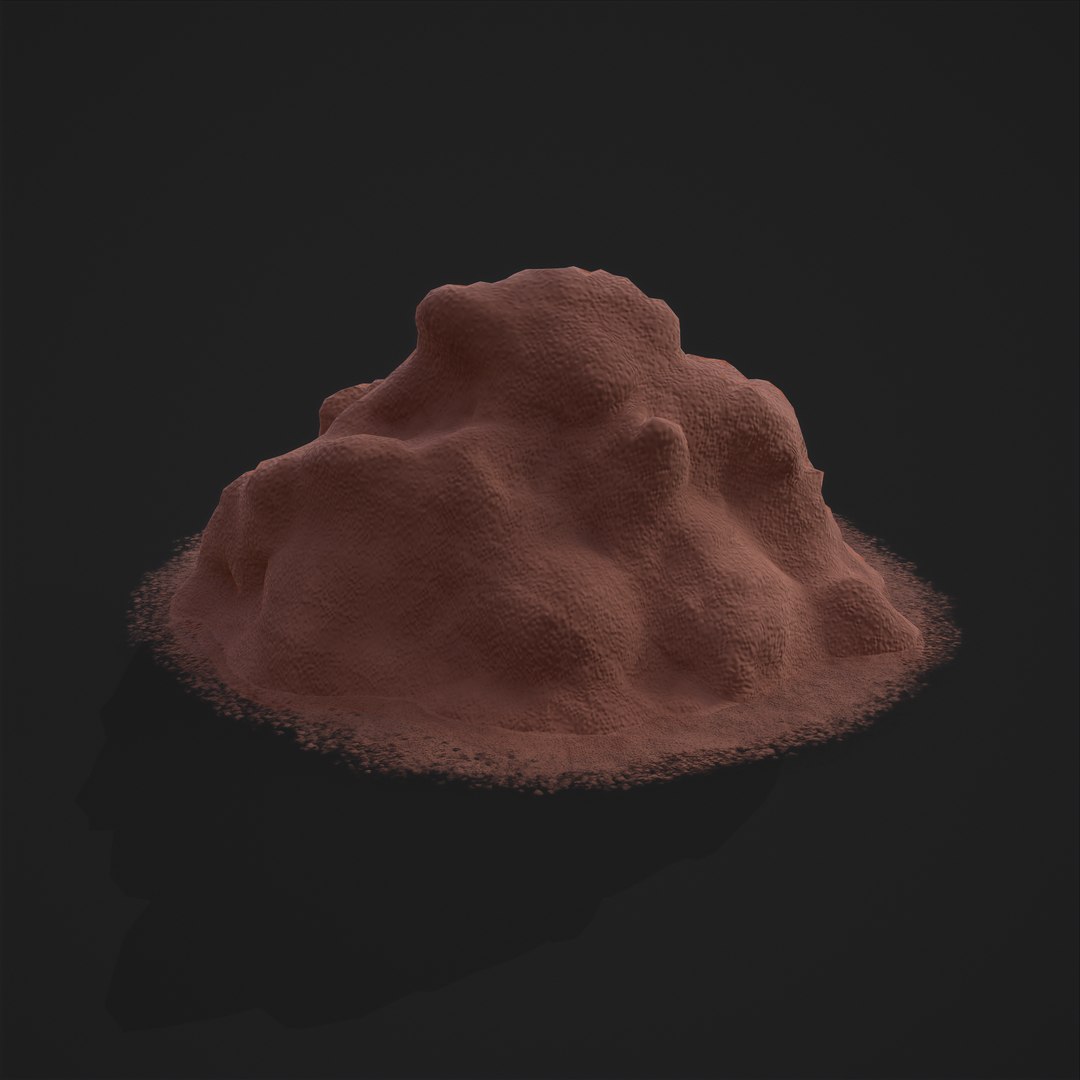 Cocoa Powder 3D Model - TurboSquid 1872700