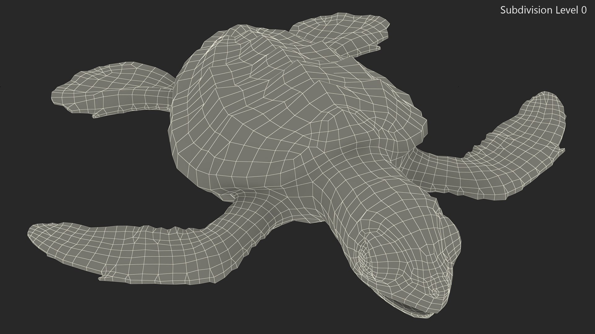 Baby Sea Turtle Black 3D Model - TurboSquid 2201995