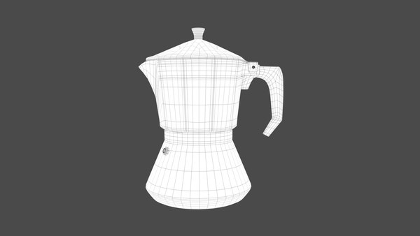 Ceramic coffee pot 3D model - TurboSquid 1576890