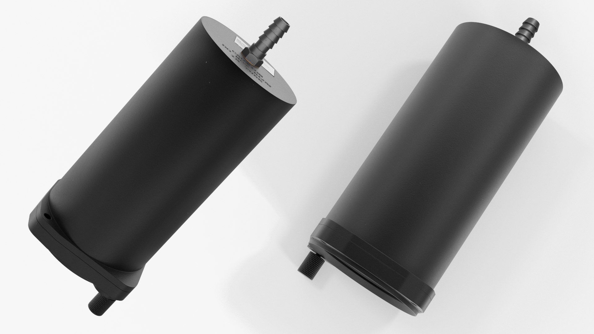 3D Cylindrical Aircraft Altimeter Mechanical Dial Black Rigged Model ...