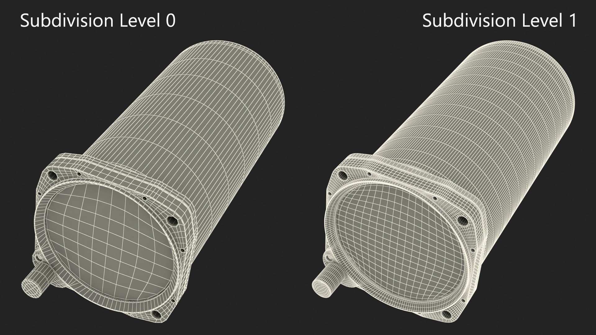 3D Cylindrical Aircraft Altimeter Mechanical Dial Black Rigged Model ...