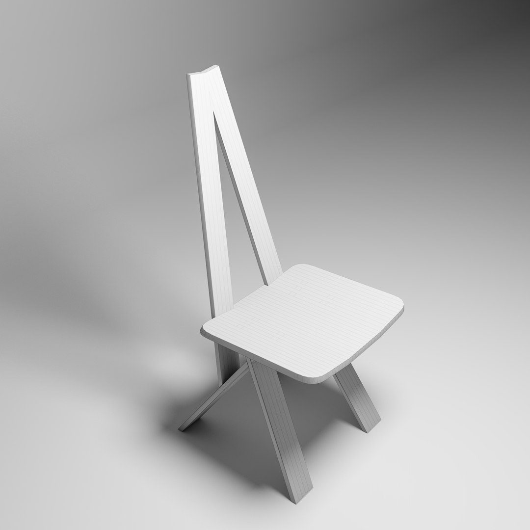 3D model Chair by Pierre Chapo - TurboSquid 2107510