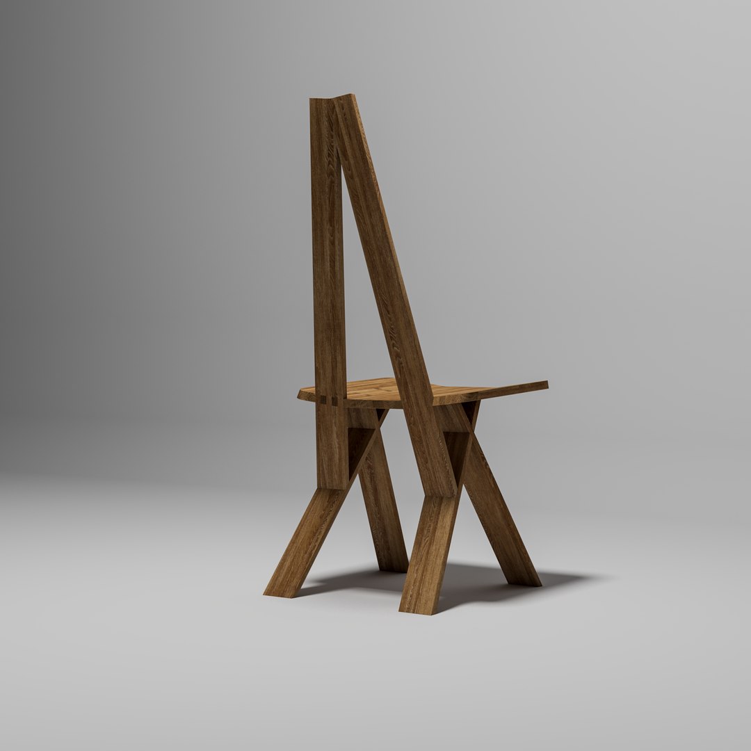 3D model Chair by Pierre Chapo - TurboSquid 2107510
