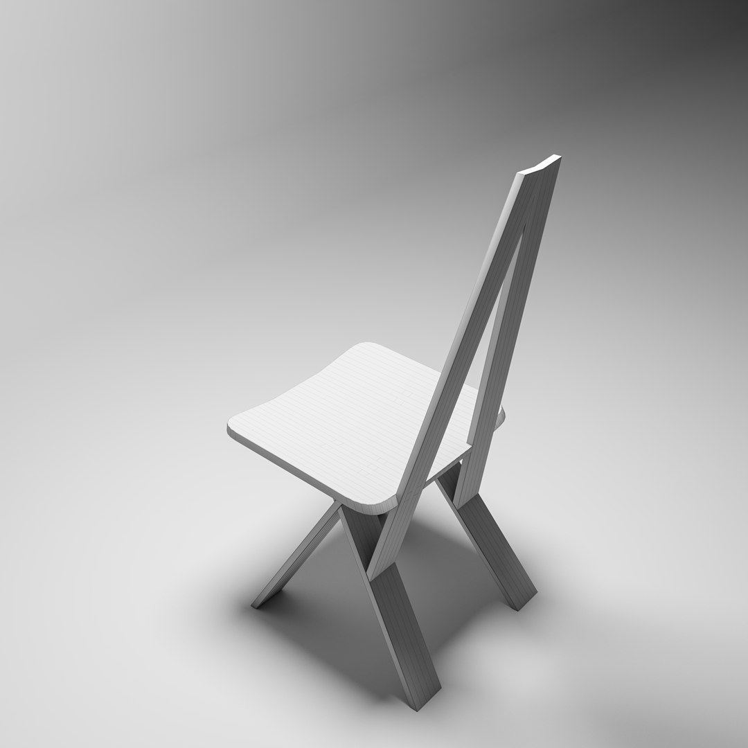 3D model Chair by Pierre Chapo - TurboSquid 2107510