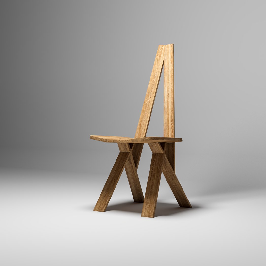 3D model Chair by Pierre Chapo - TurboSquid 2107510