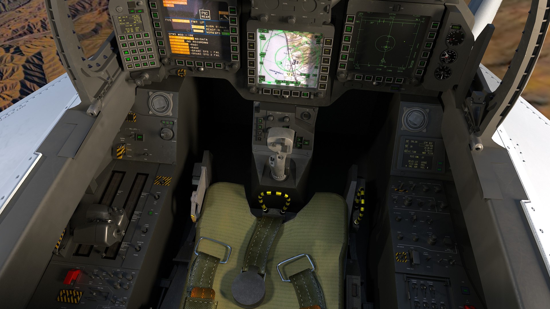 Euro Fighter Typhoon with High Resolution Cocpit 3D model - TurboSquid ...