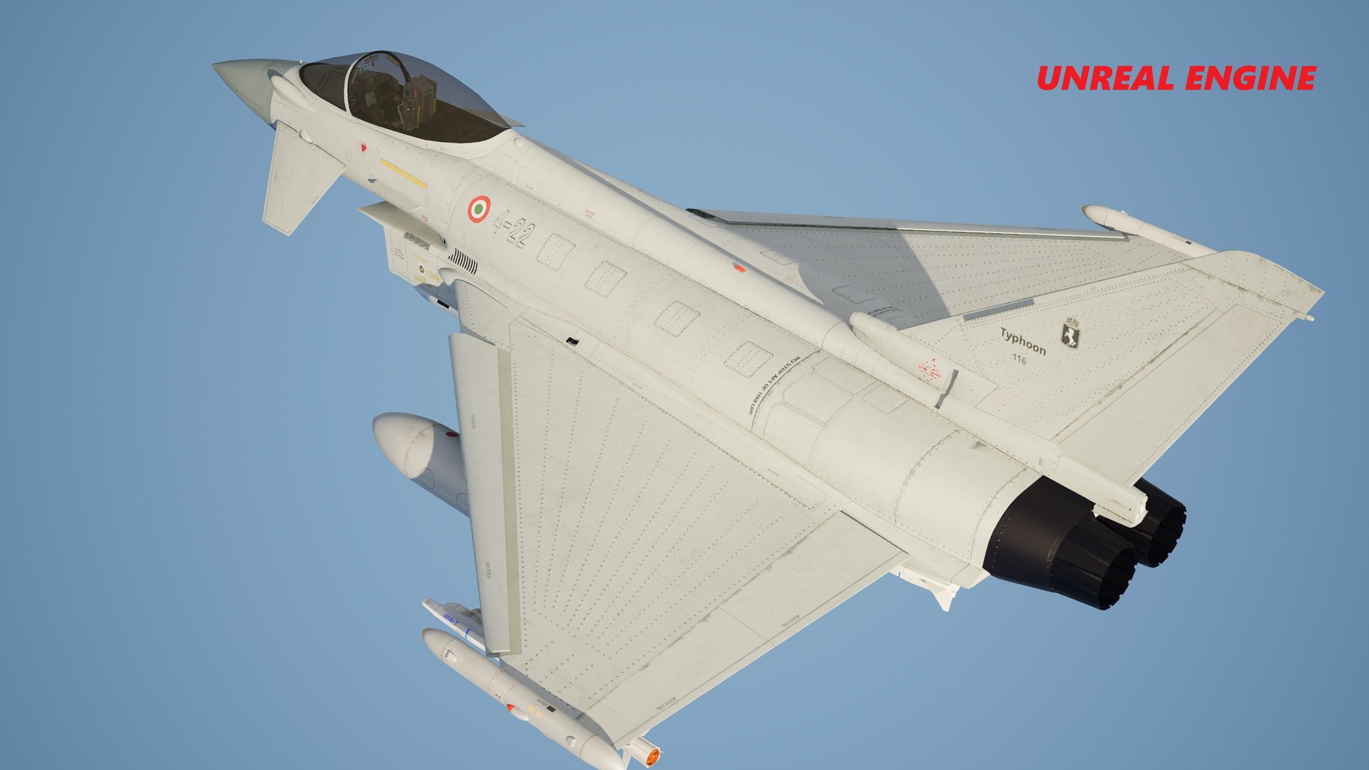 Euro Fighter Typhoon with High Resolution Cocpit 3D model - TurboSquid ...