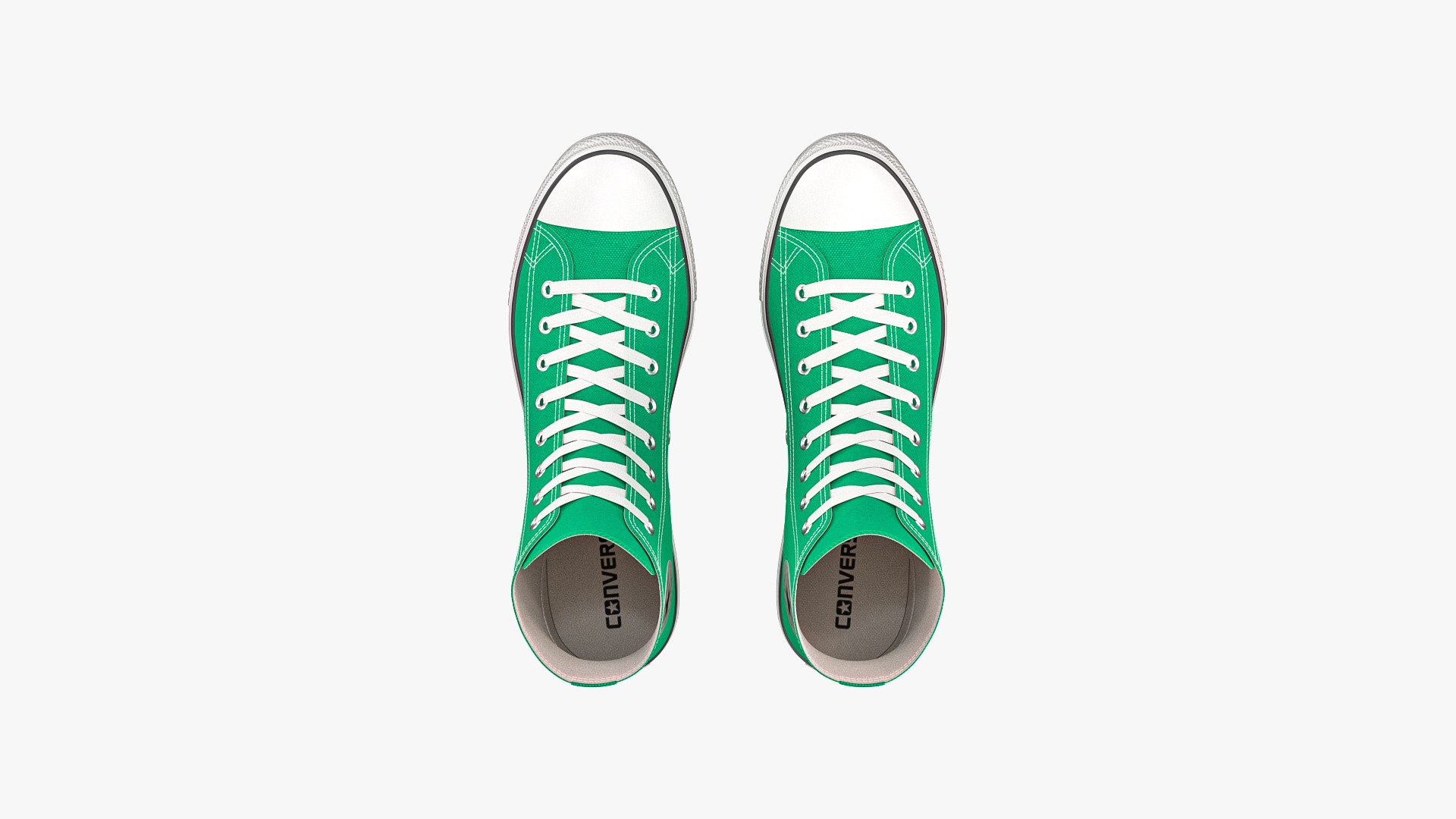 Chuck Taylor All Star Classic High Top Green 3D model - TurboSquid 1951429