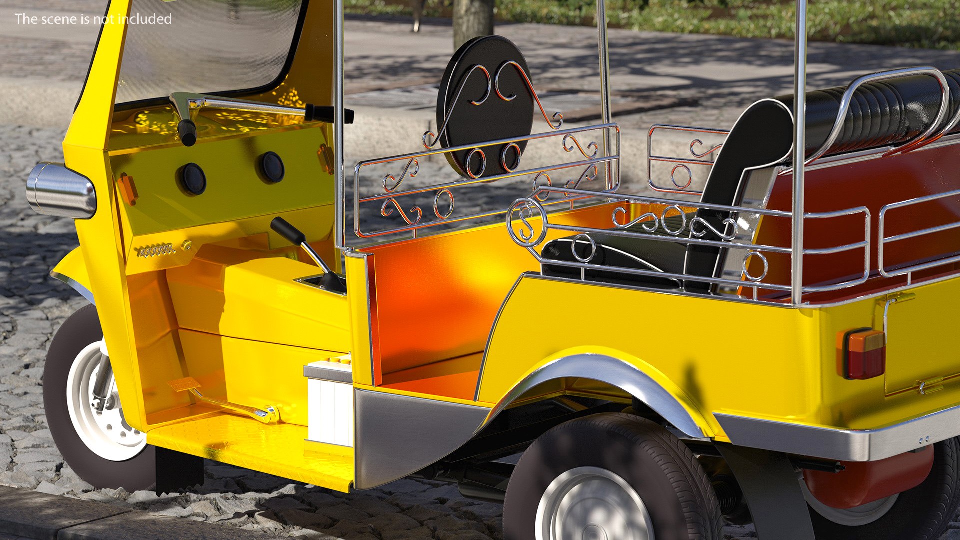 3D Wheeler Auto Rickshaw Model - TurboSquid 1558071