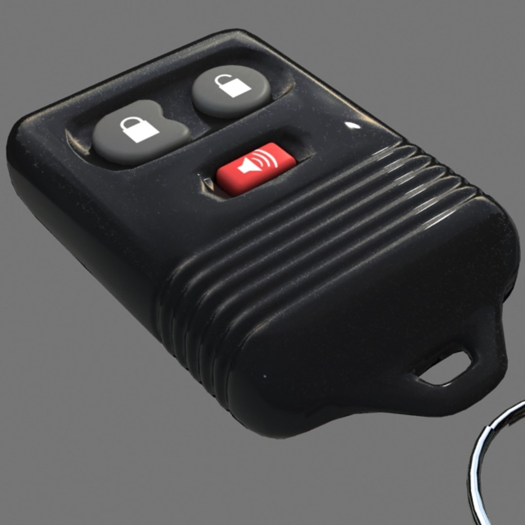 3dsmax Alarm Key Fob