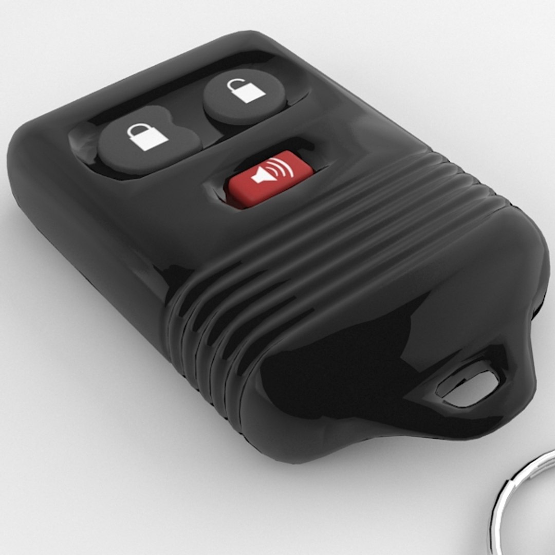 3dsmax Alarm Key Fob