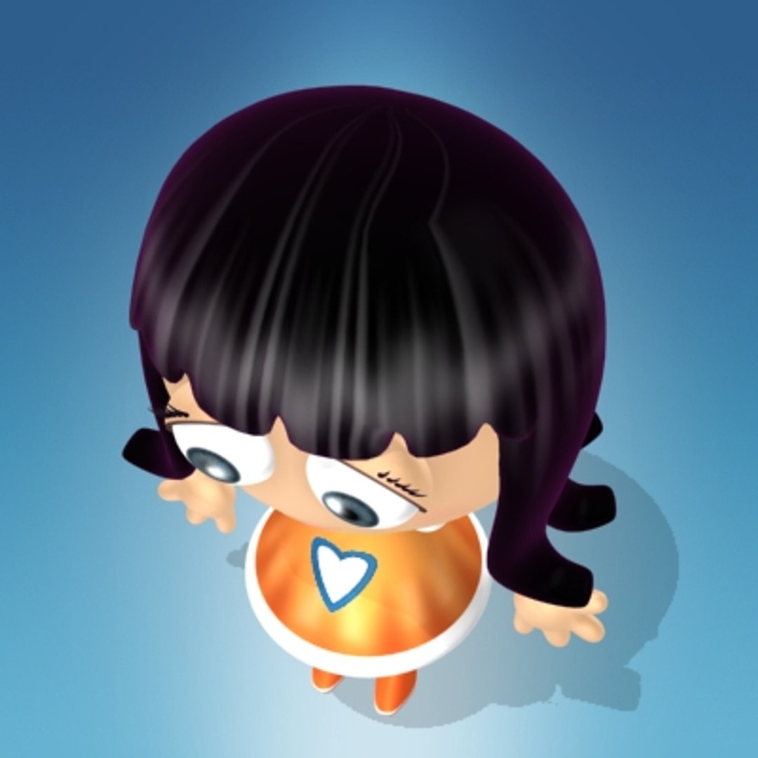 Pod Girl Channel 5 3d Model