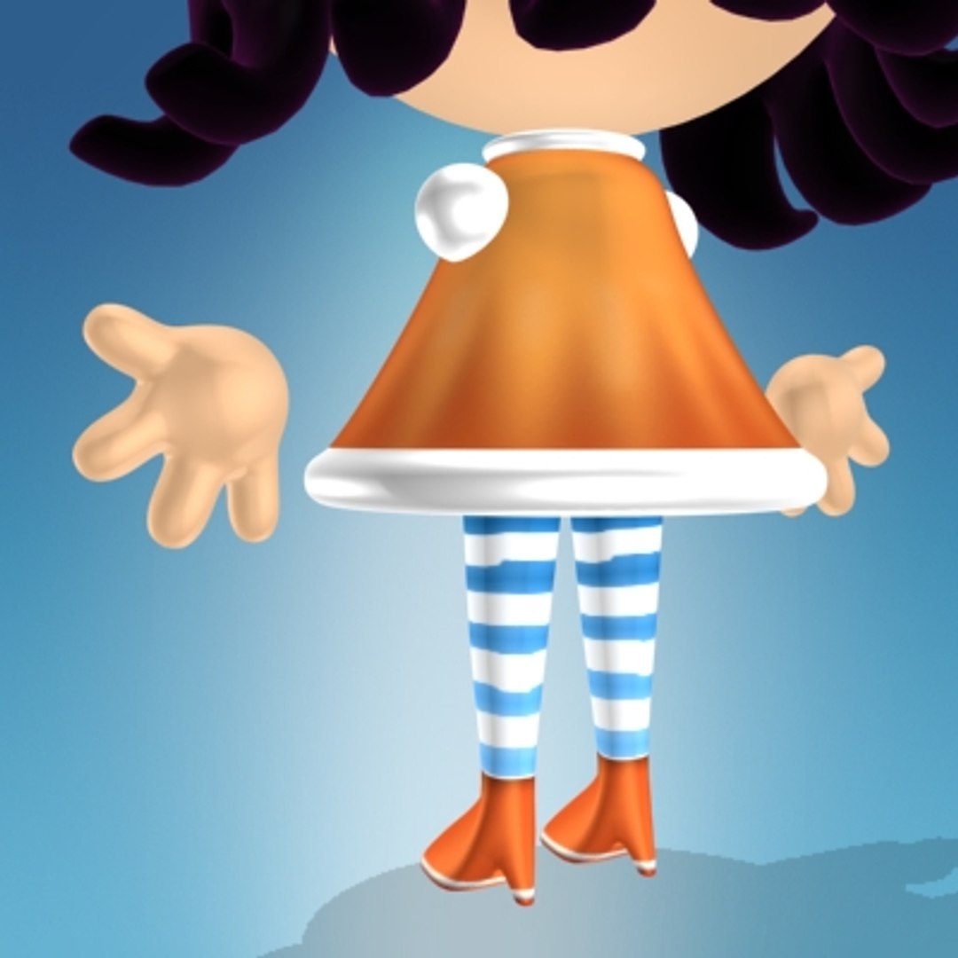 Pod Girl Channel 5 3d Model