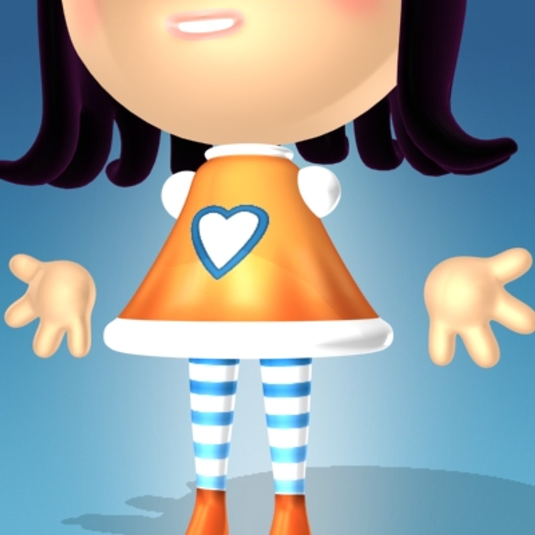 Pod Girl Channel 5 3d Model