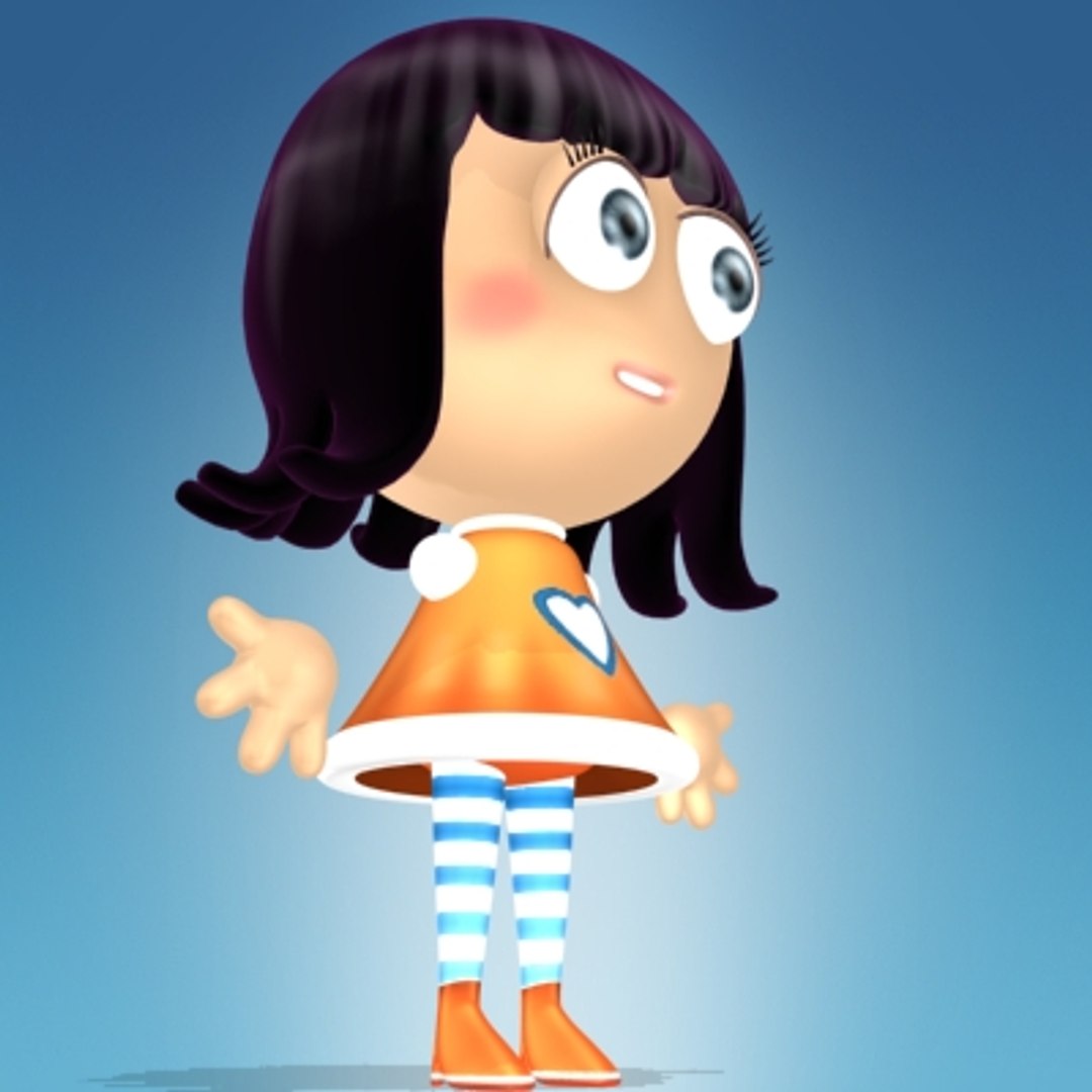 Pod Girl Channel 5 3d Model