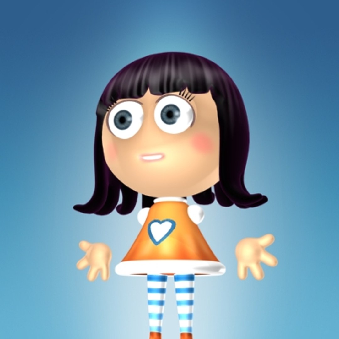 Pod Girl Channel 5 3d Model