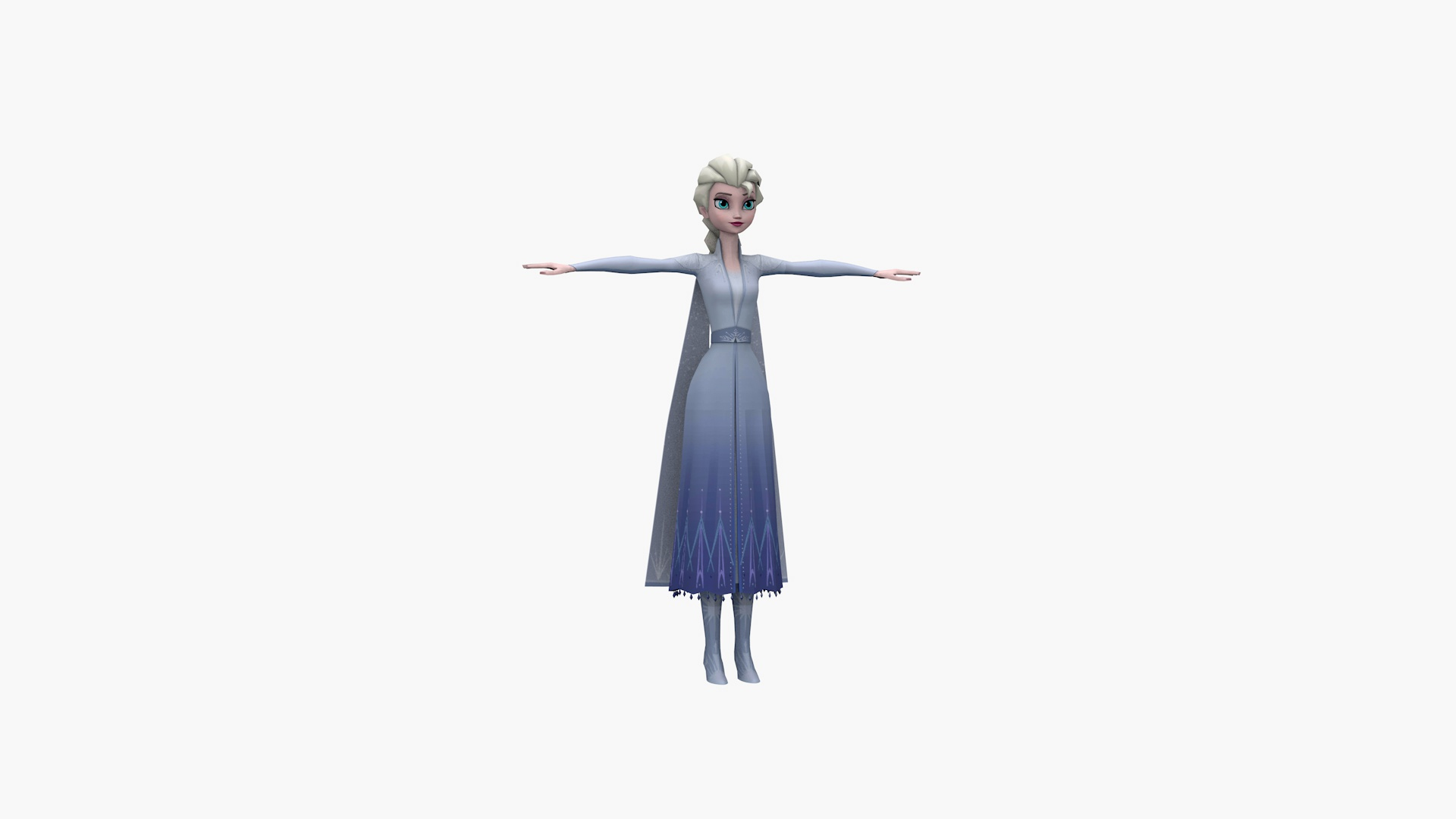 3D Model Elsa Princess - TurboSquid 1845134