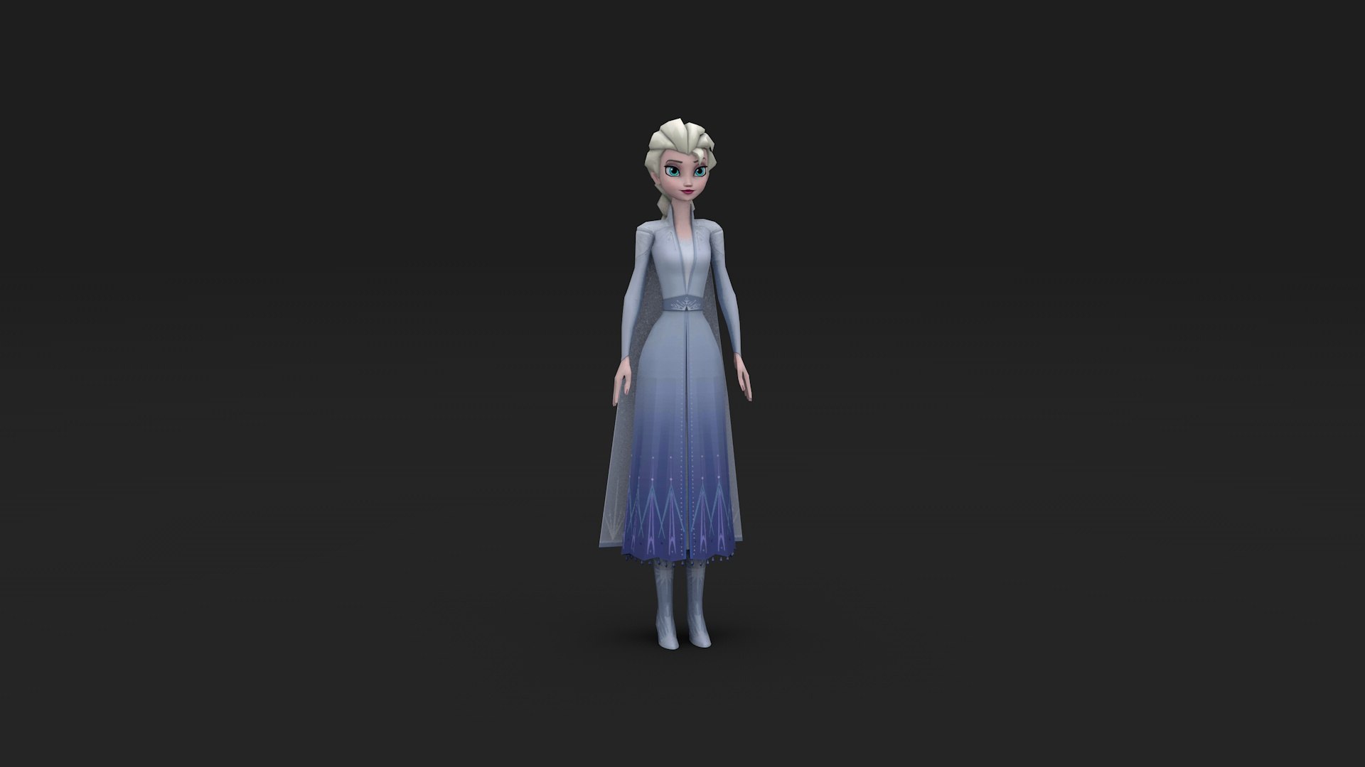 3D Model Elsa Princess - TurboSquid 1845134