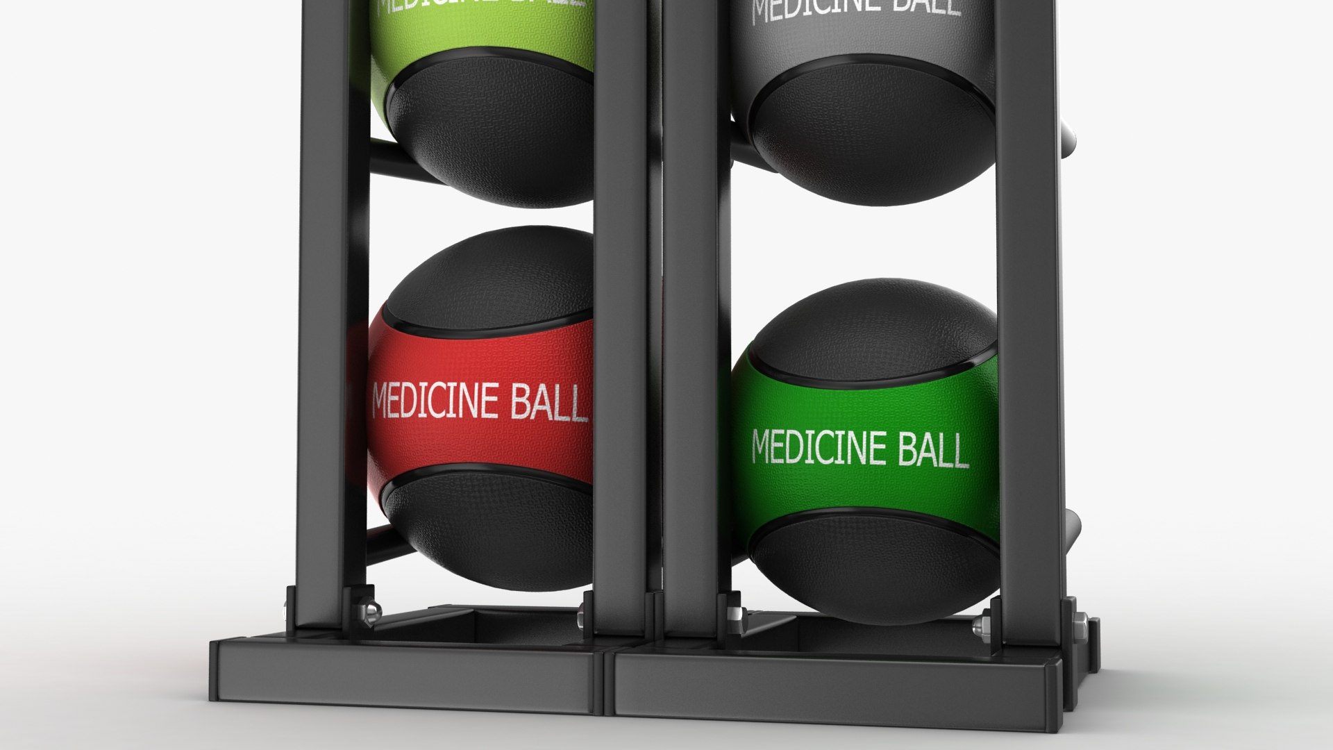 Medicine Balls Rack 3D Model - TurboSquid 1461861