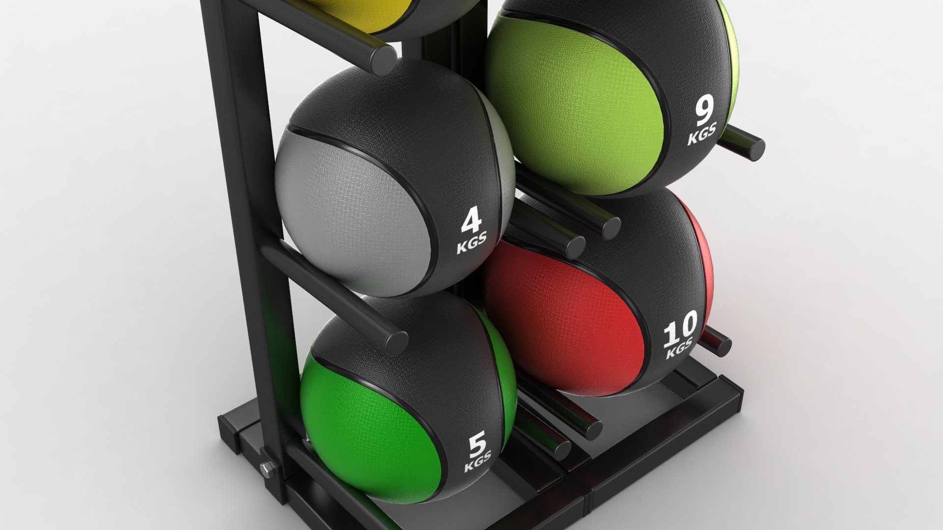 Medicine Balls Rack 3D Model - TurboSquid 1461861