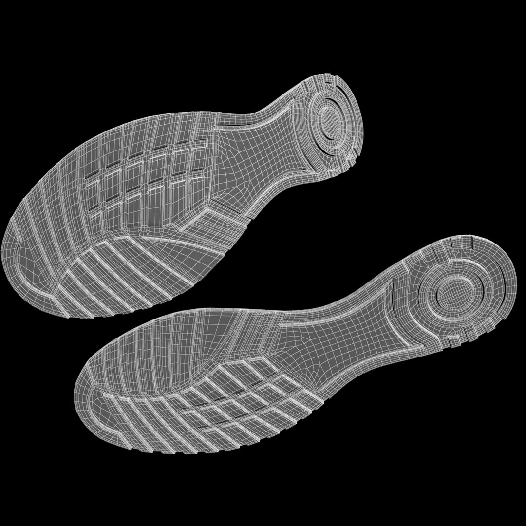 Sole Shoe 3D Model - TurboSquid 1201188