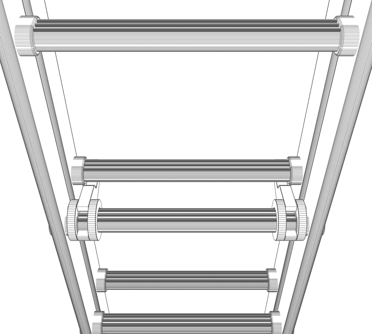Extendable Work Ladder 3D Model - TurboSquid 2062080