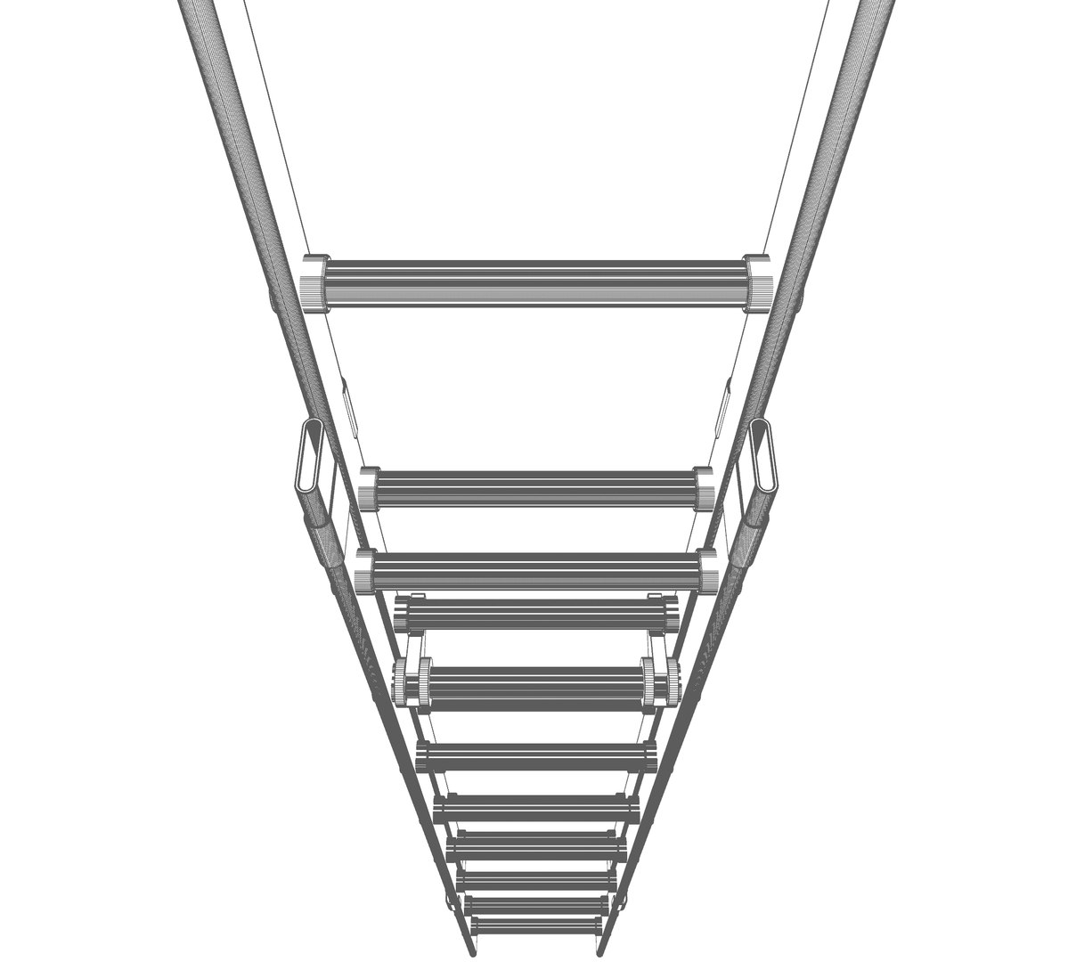 Extendable Work Ladder 3D Model - TurboSquid 2062080