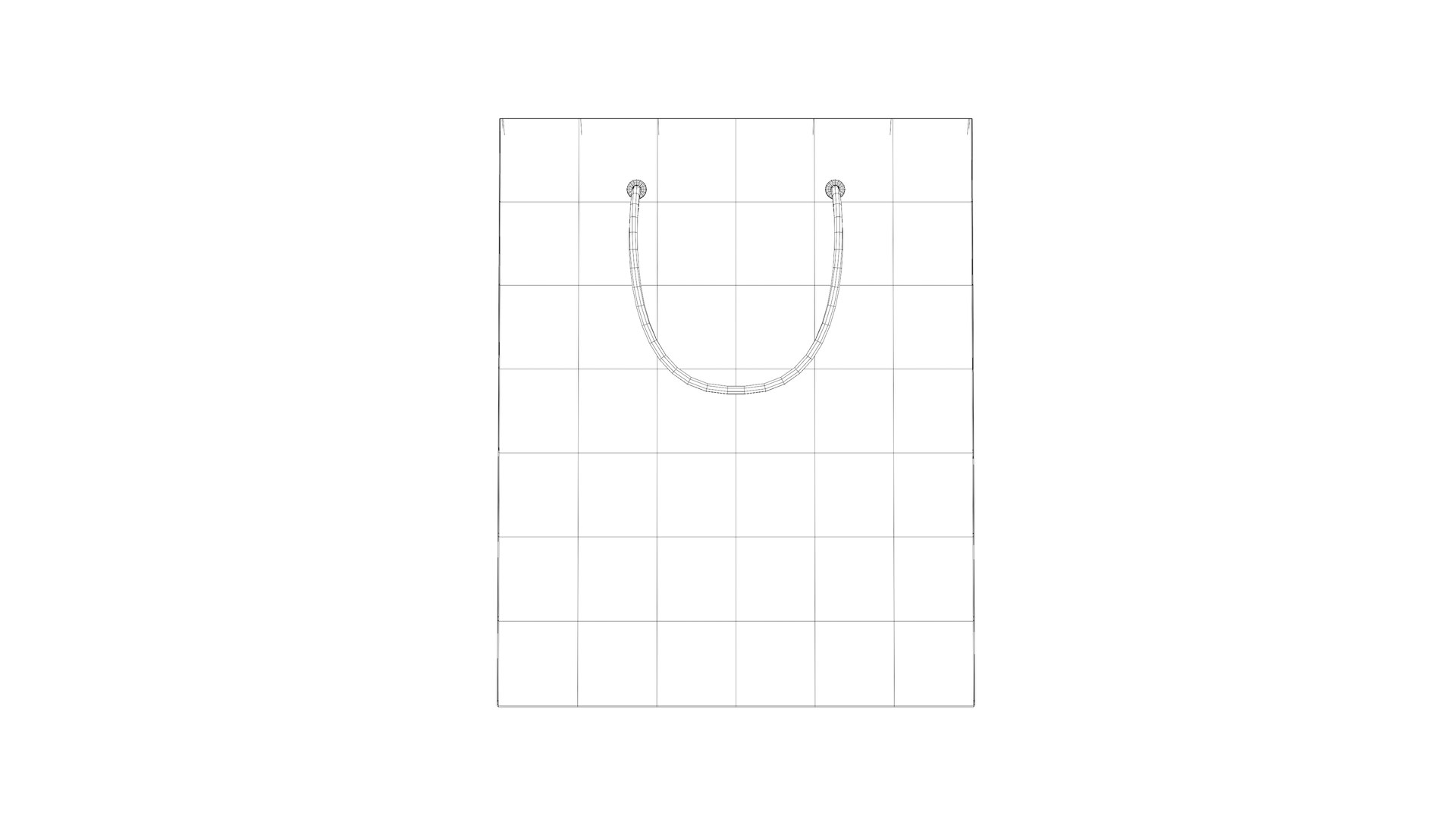 Red Paper Bag 3D Model - TurboSquid 2350111