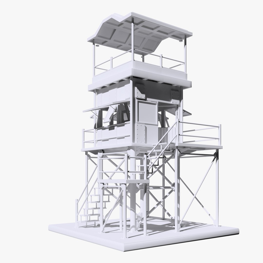 3D Model Military Tower - TurboSquid 1937977