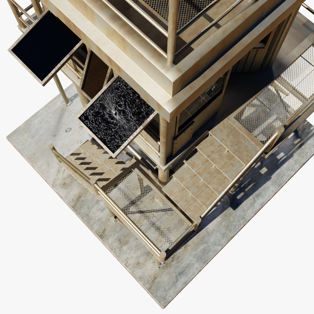 3D Model Military Tower - TurboSquid 1937977