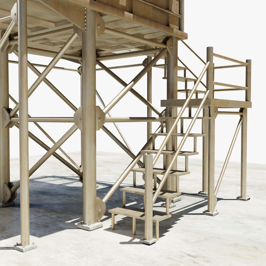 3D Model Military Tower - TurboSquid 1937977